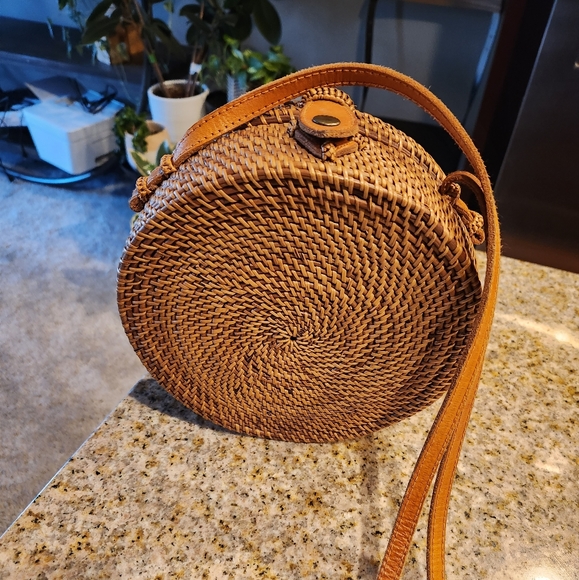 Vintage | Bags | Vintage Straw Bag | Poshmark